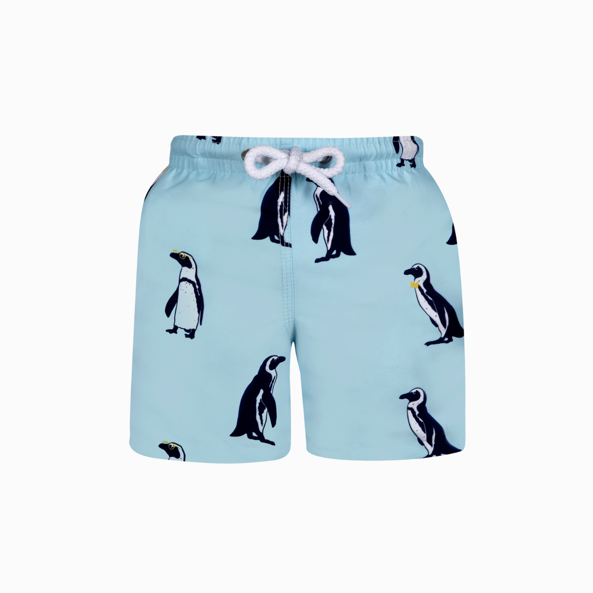 Kids Swim Shorts | Penguins / Bright Blue